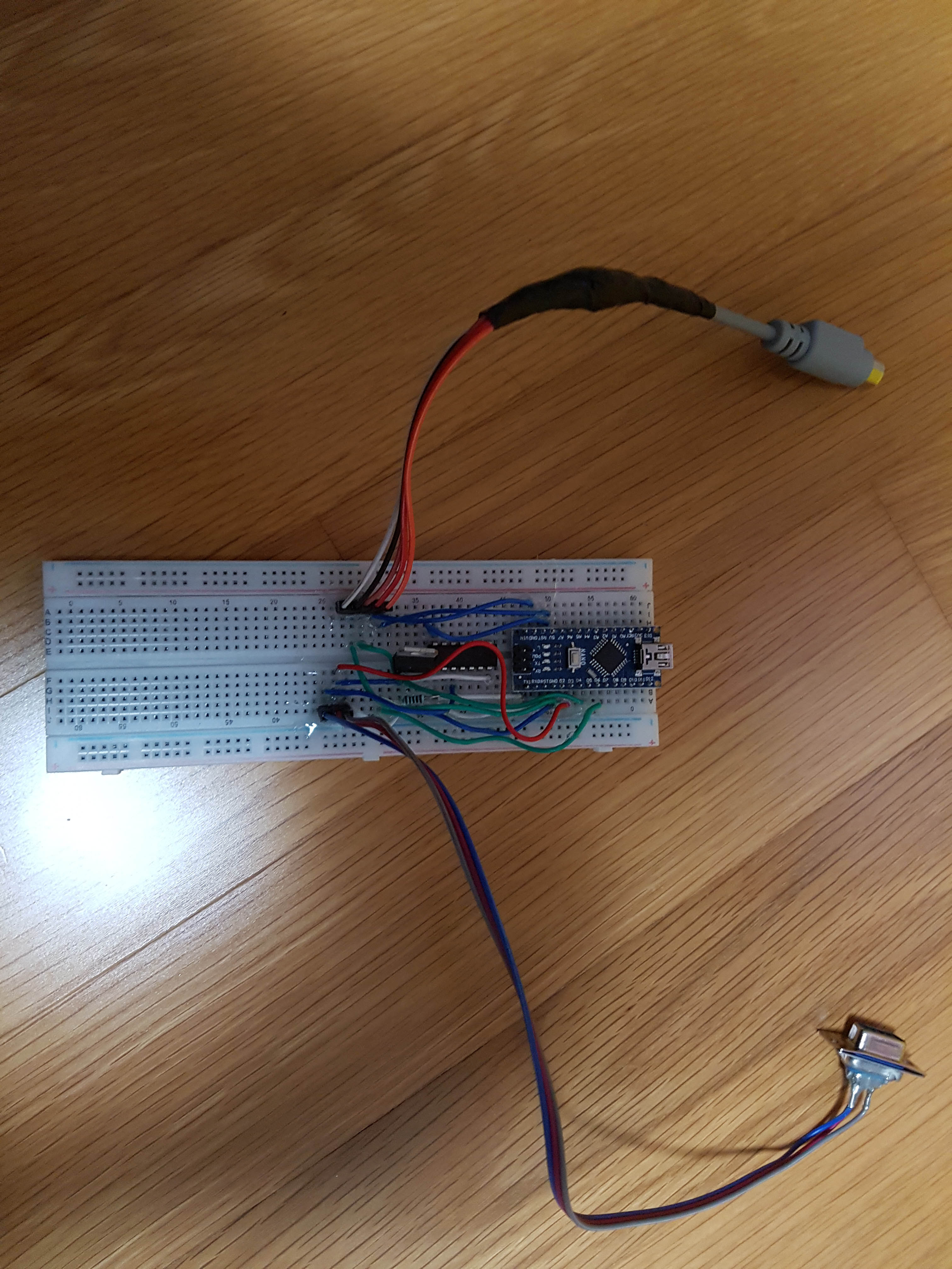 데이빗의 도스 게임 자료실 - 386 PC에서 PS2 Serial Mouse Converter로 광마우스 사용하기.